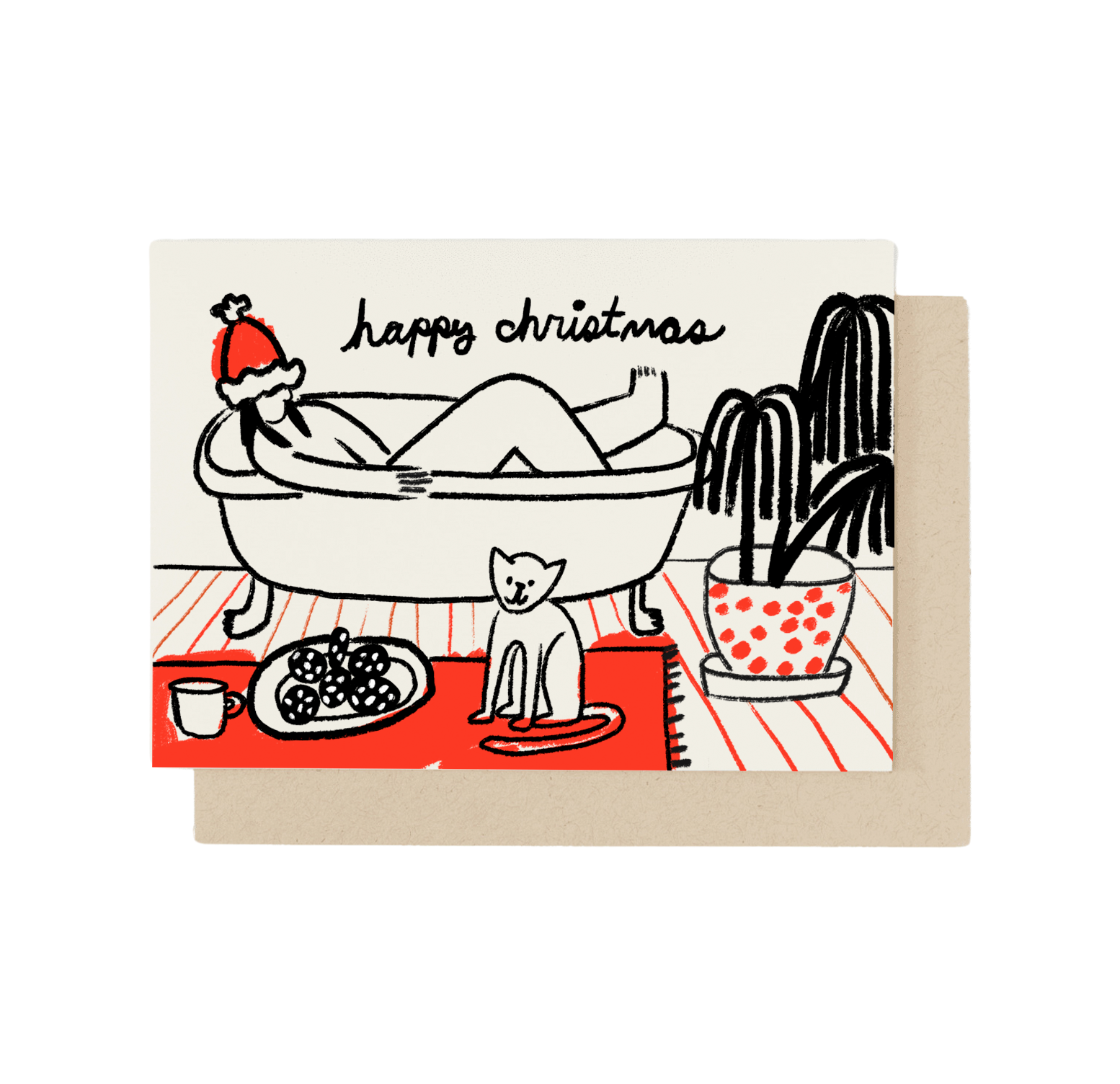 Christmas Bath Card – People I've Loved